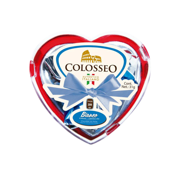 Colosseo Bianco Corazón Con 31 Gramos – Santo Dulce