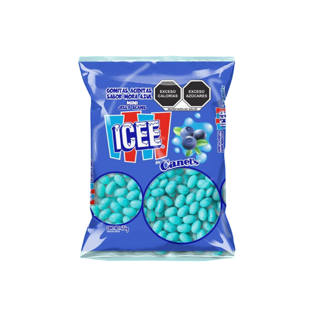 Canels gomita ICEE Mini Jelly Beans MORA AZUL BOLSA 454g – Santo Dulce