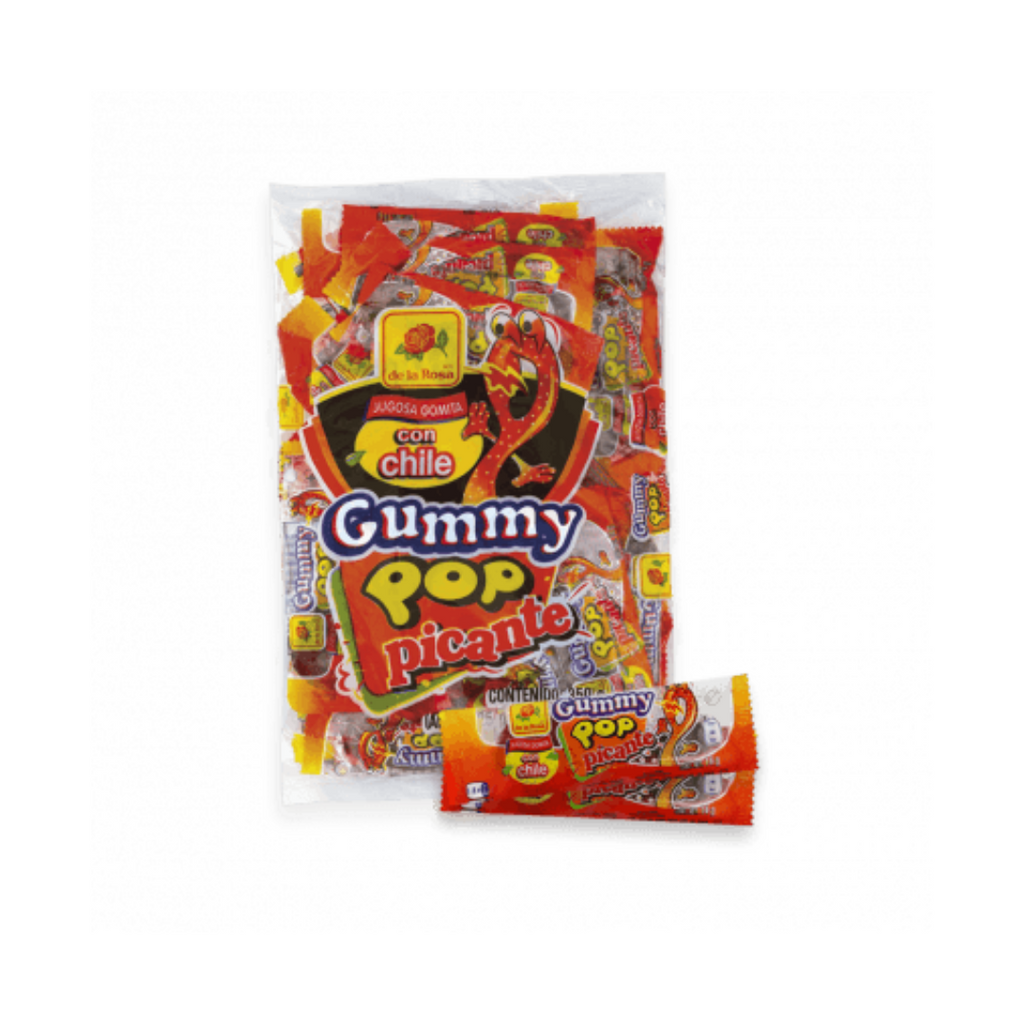 De la rosa Gummy Pop Picante 25pzs – Santo Dulce