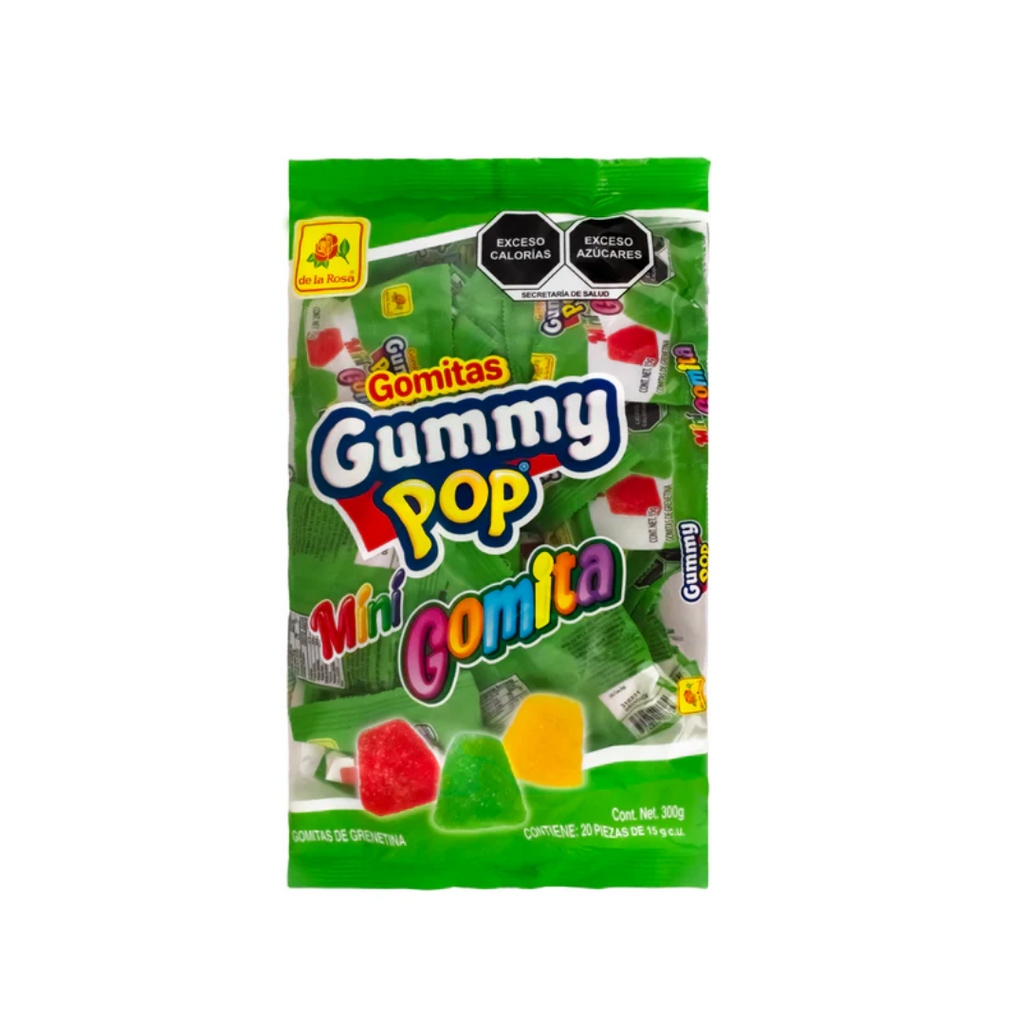De la Rosa Gomitas Mini Gummy Pop 20 pzs – Santo Dulce