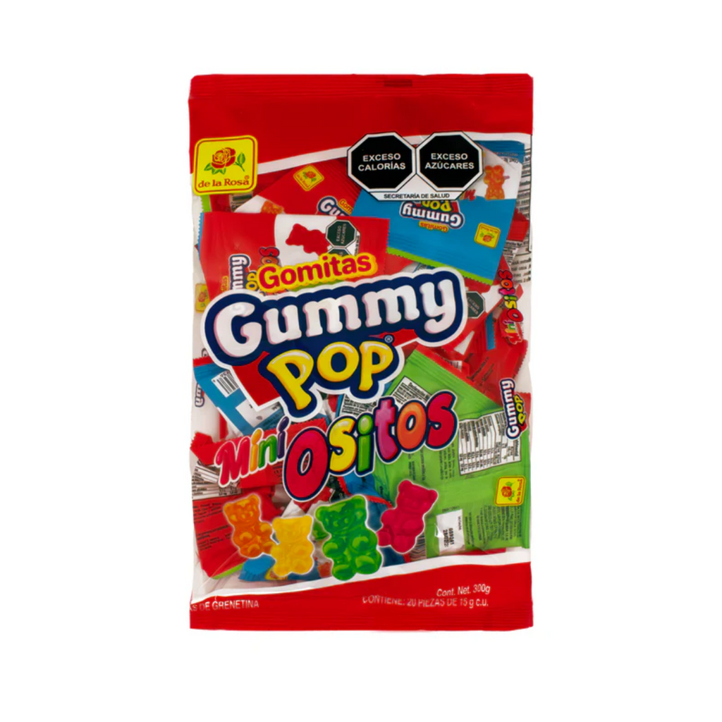 De la Rosa Gomitas Mini Gummy Pop Mini Ositos 20pzs – Santo Dulce