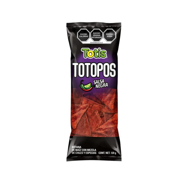 Totis Totopos Salsa negra 120g – Santo Dulce