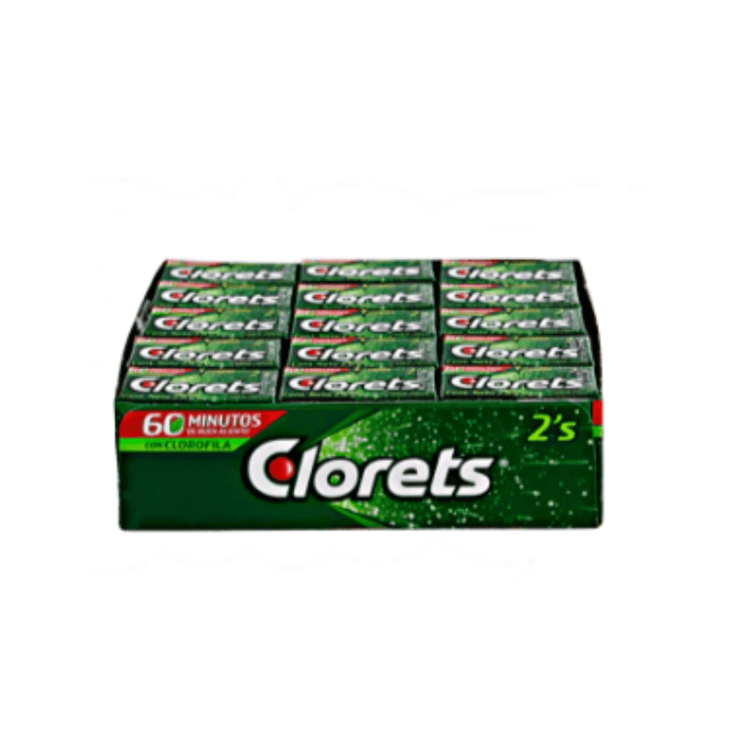 Adams chicle Clorets 2´s Verde 60 pzs – Santo Dulce