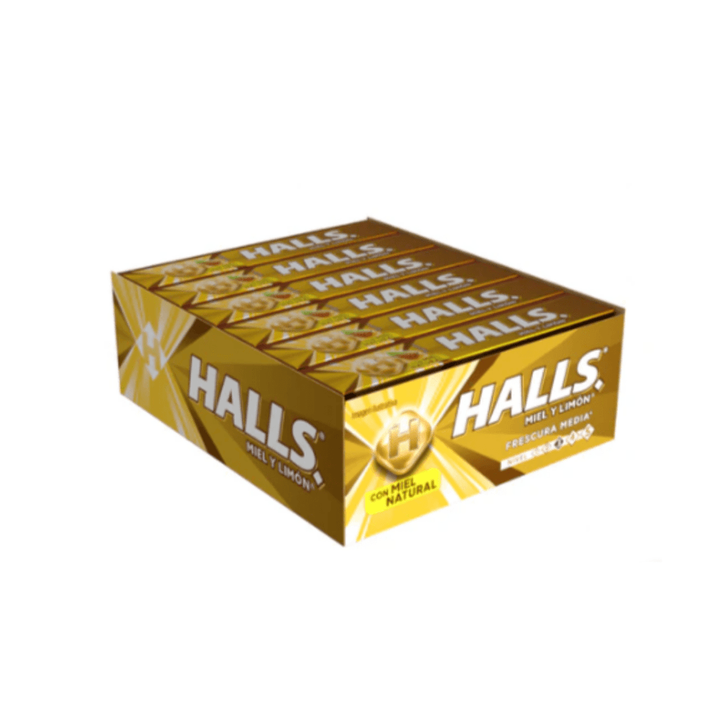 Adams pastilla Halls Miel 12 pzs – Santo Dulce