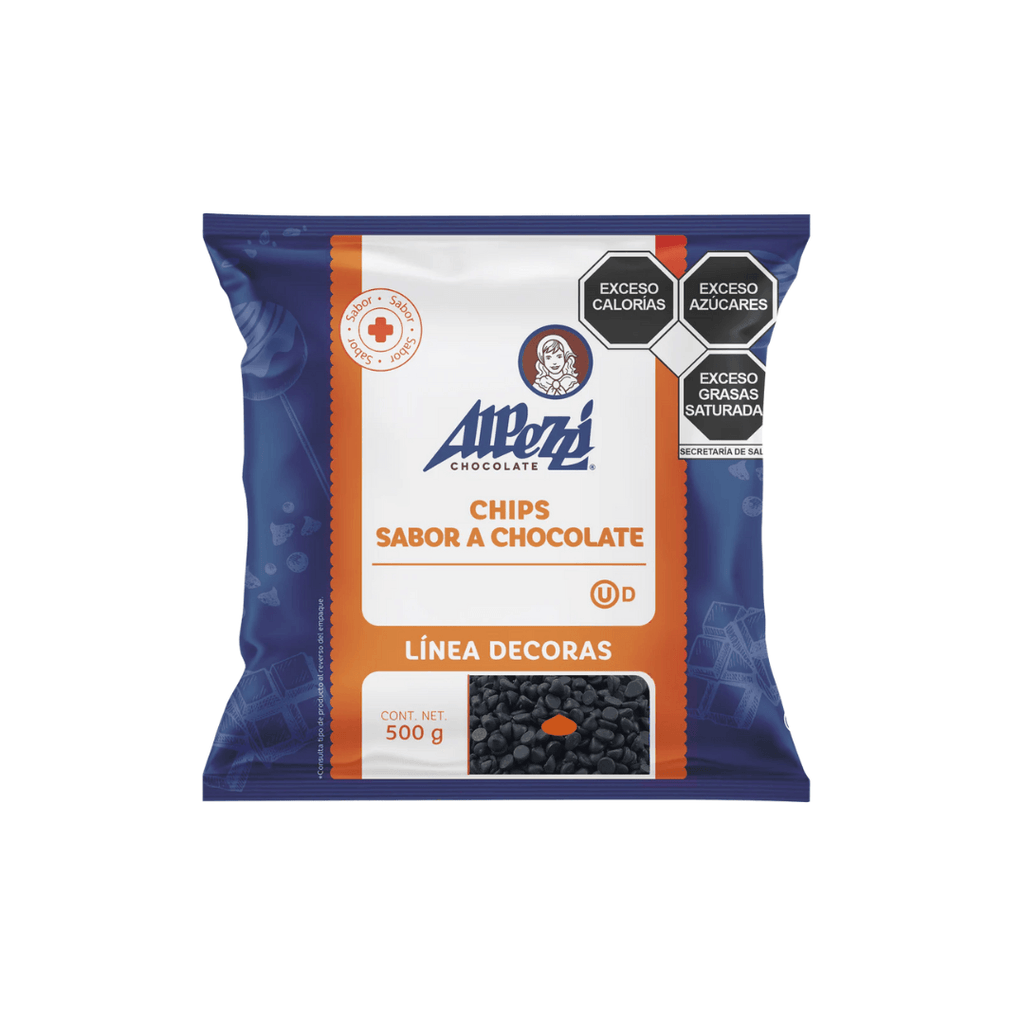 Alpezzi Chispas Chocolate Negro 500 g – Santo Dulce