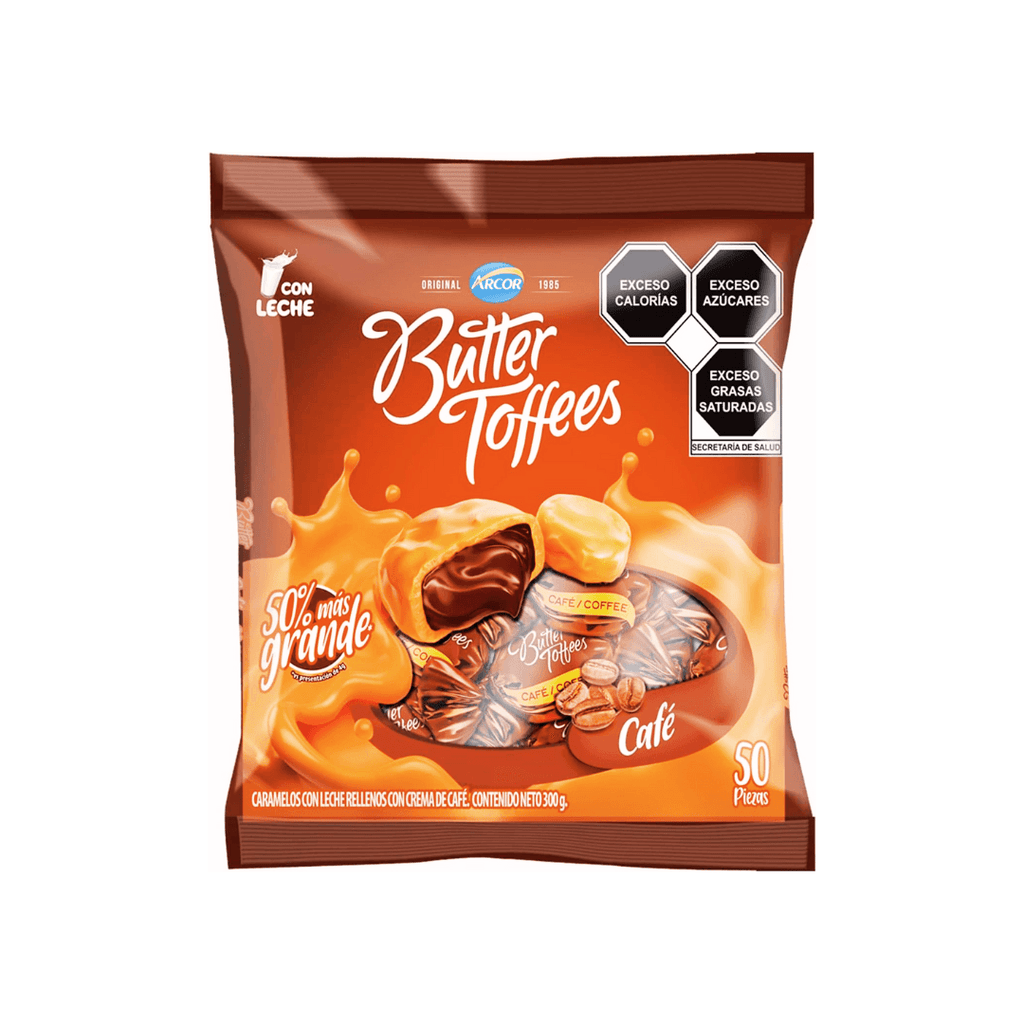 Arcor Butter Toffes Cafe 50pzs – Santo Dulce