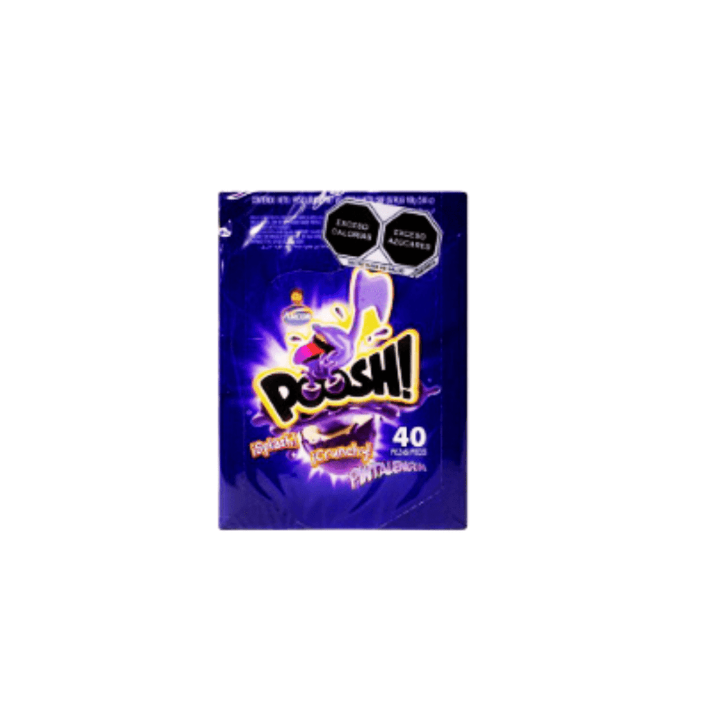 Arcor Chicle Poosh Mora azul 40pzs – Santo Dulce