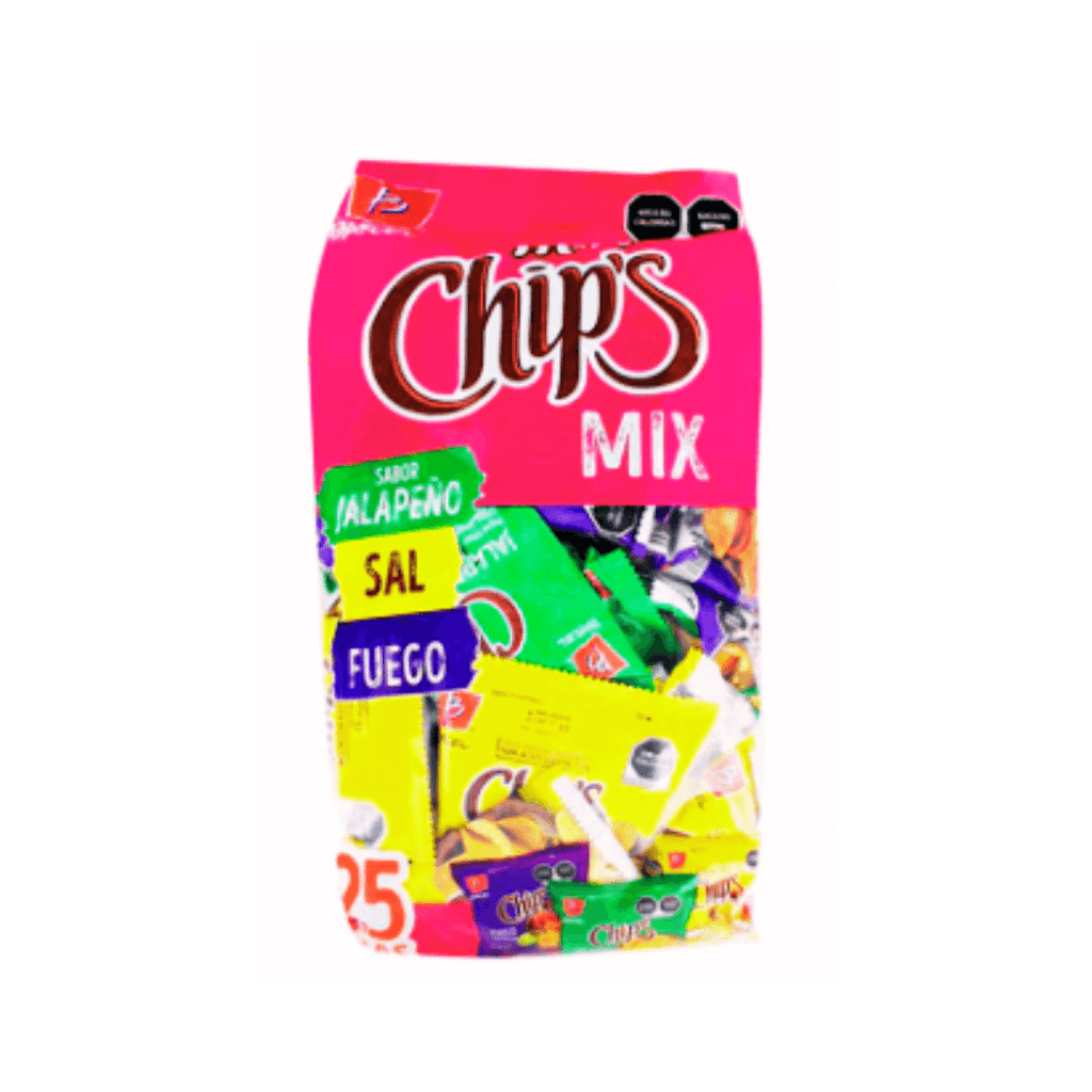 Barcel papas Mini Chips Mix 25pzs – Santo Dulce
