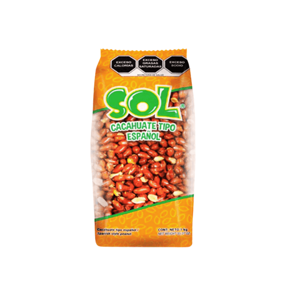 Botanas Sol Cacahuate Español 1kg – Santo Dulce