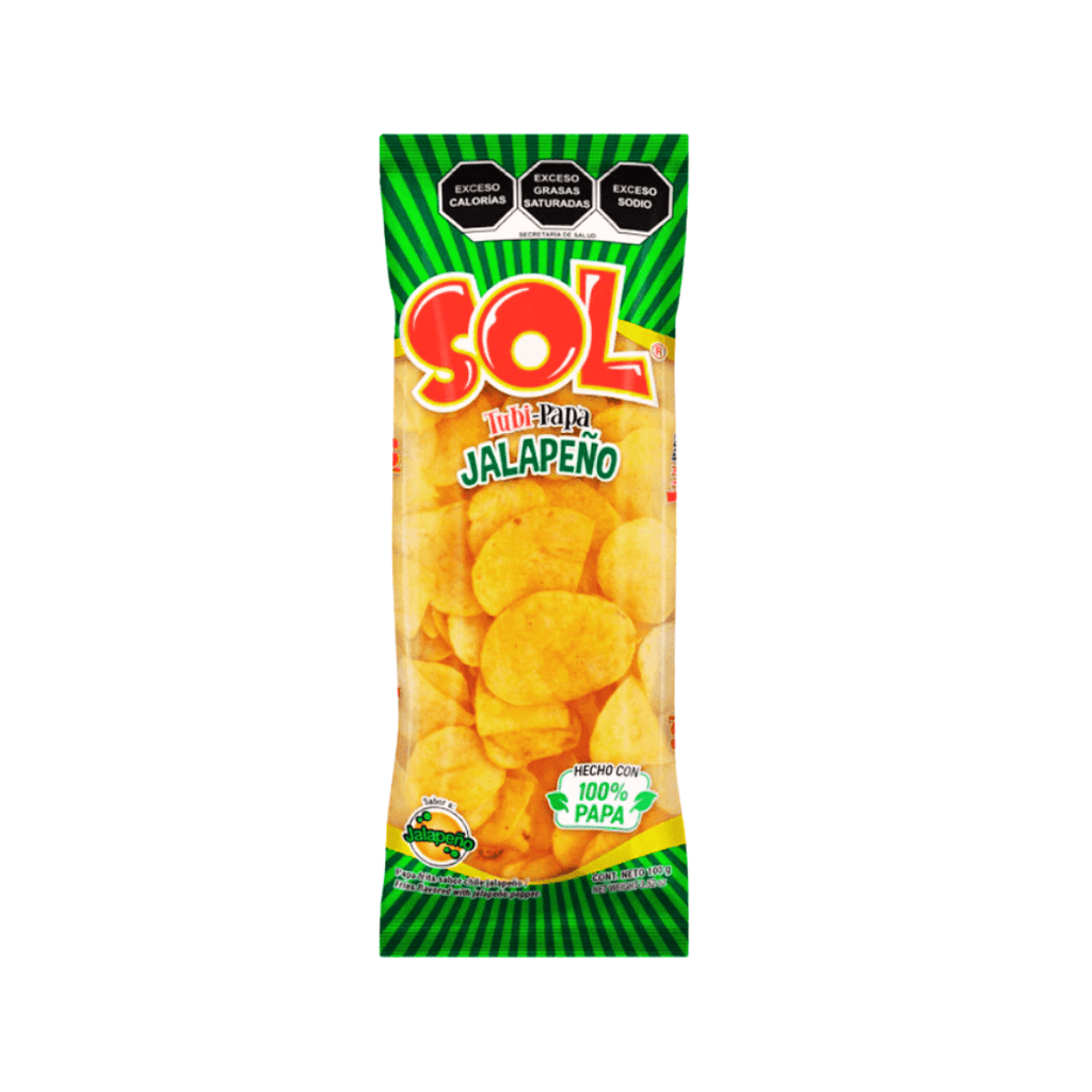 Botanas Sol Papa Jalapeño 100g – Santo Dulce