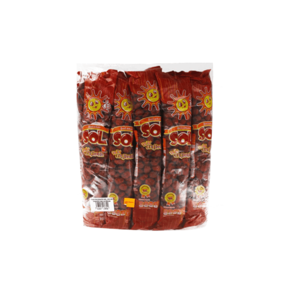 Botanas Sol Tubo Crujiente Enchilado 160g -10pzs – Santo Dulce