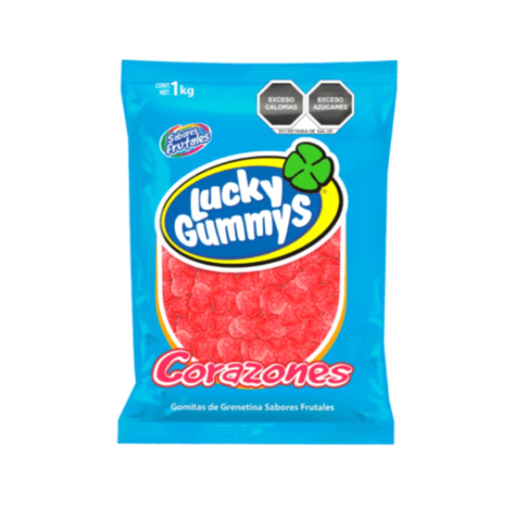 Cuanda goma Lucky Gummys Corazón 1kg – Santo Dulce