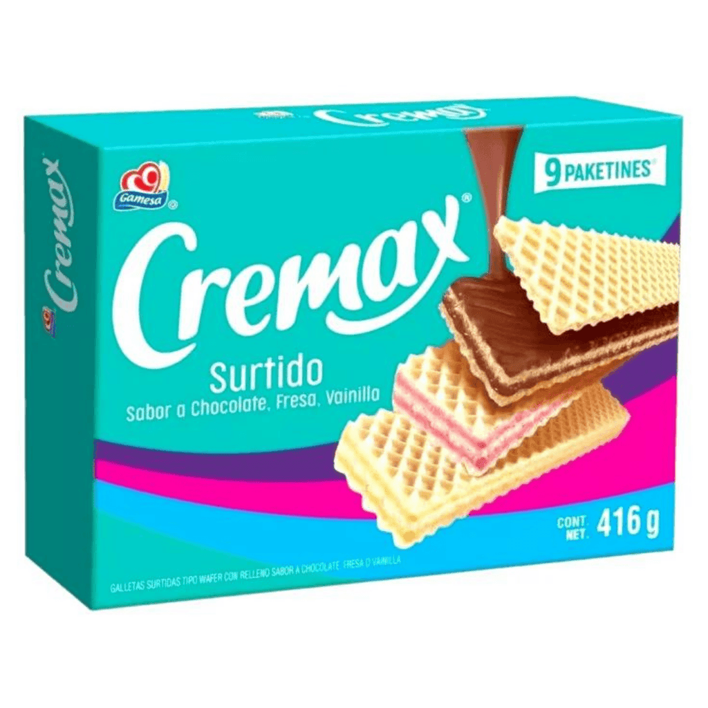Gamesa Cremax 416g Surtida 9pzs – Santo Dulce
