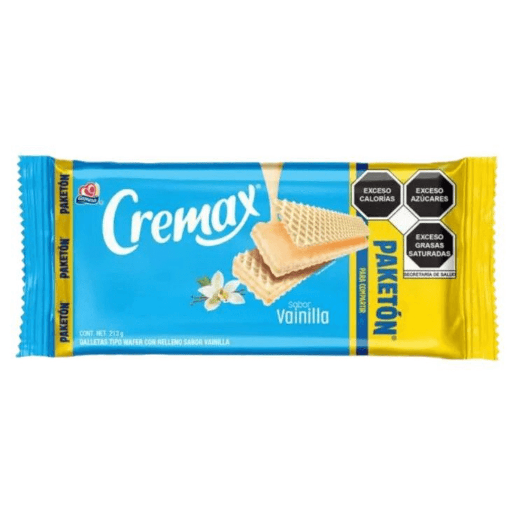 Gamesa galletas Cremax Paketon Vainilla 213g 8pzs – Santo Dulce