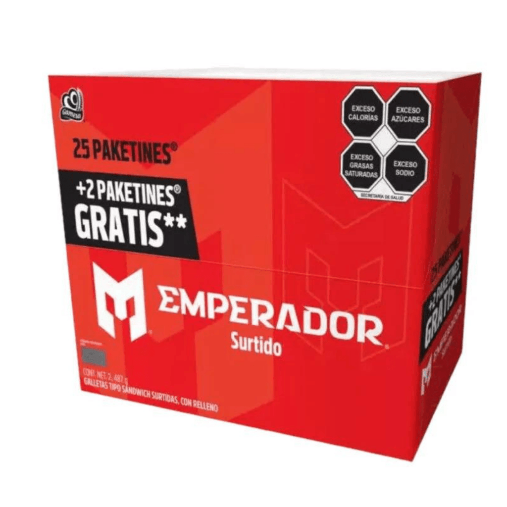 Gamesa galletas Emperador Surtido con 25 paquetes – Santo Dulce