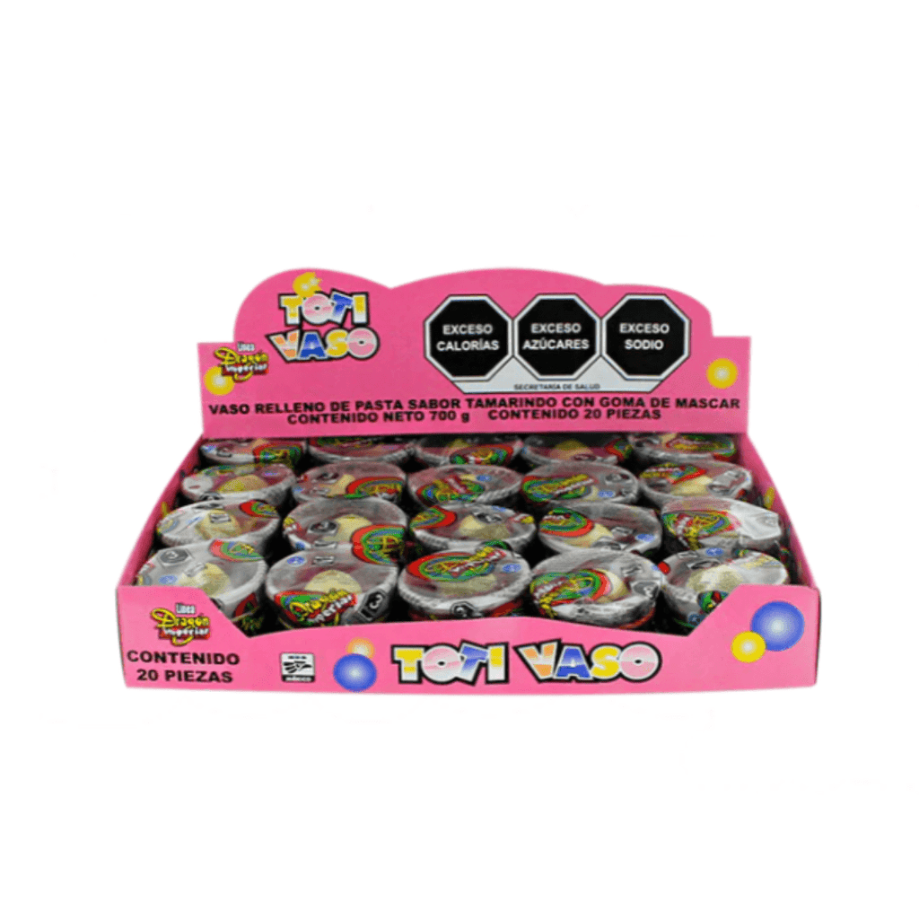 La Imperial Toti Vaso con chicle 20pzs – Santo Dulce