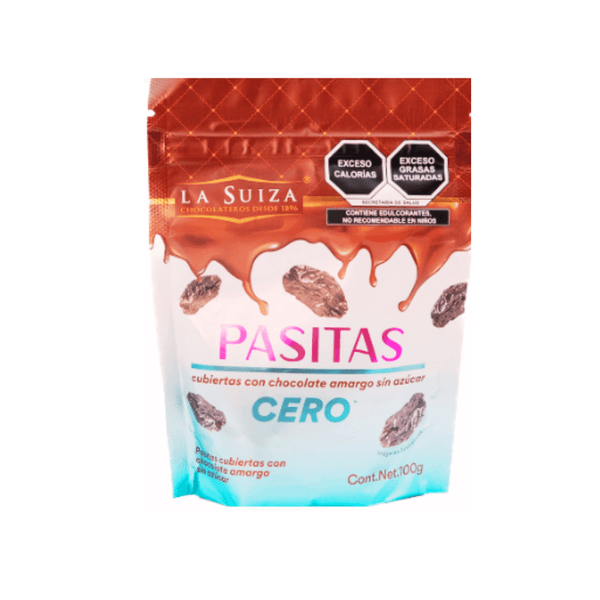 La Suiza pasitas con Chocolate Cero Sin Azúcar 100g – Santo Dulce