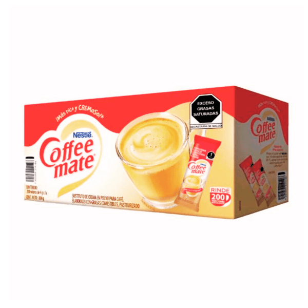 Nestlé Coffee-Mate Exhibidor Stick 4g 200pzs – Santo Dulce