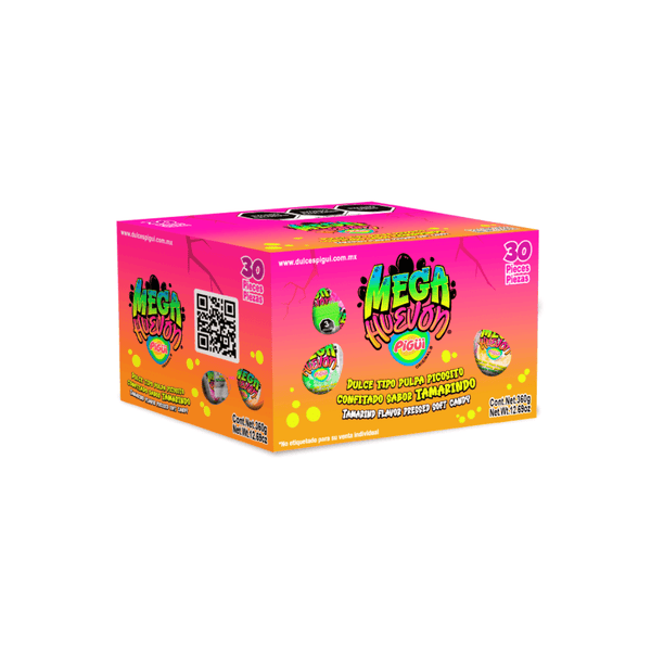 Pigui Mega Huevon Display rosa 30pzs – Santo Dulce