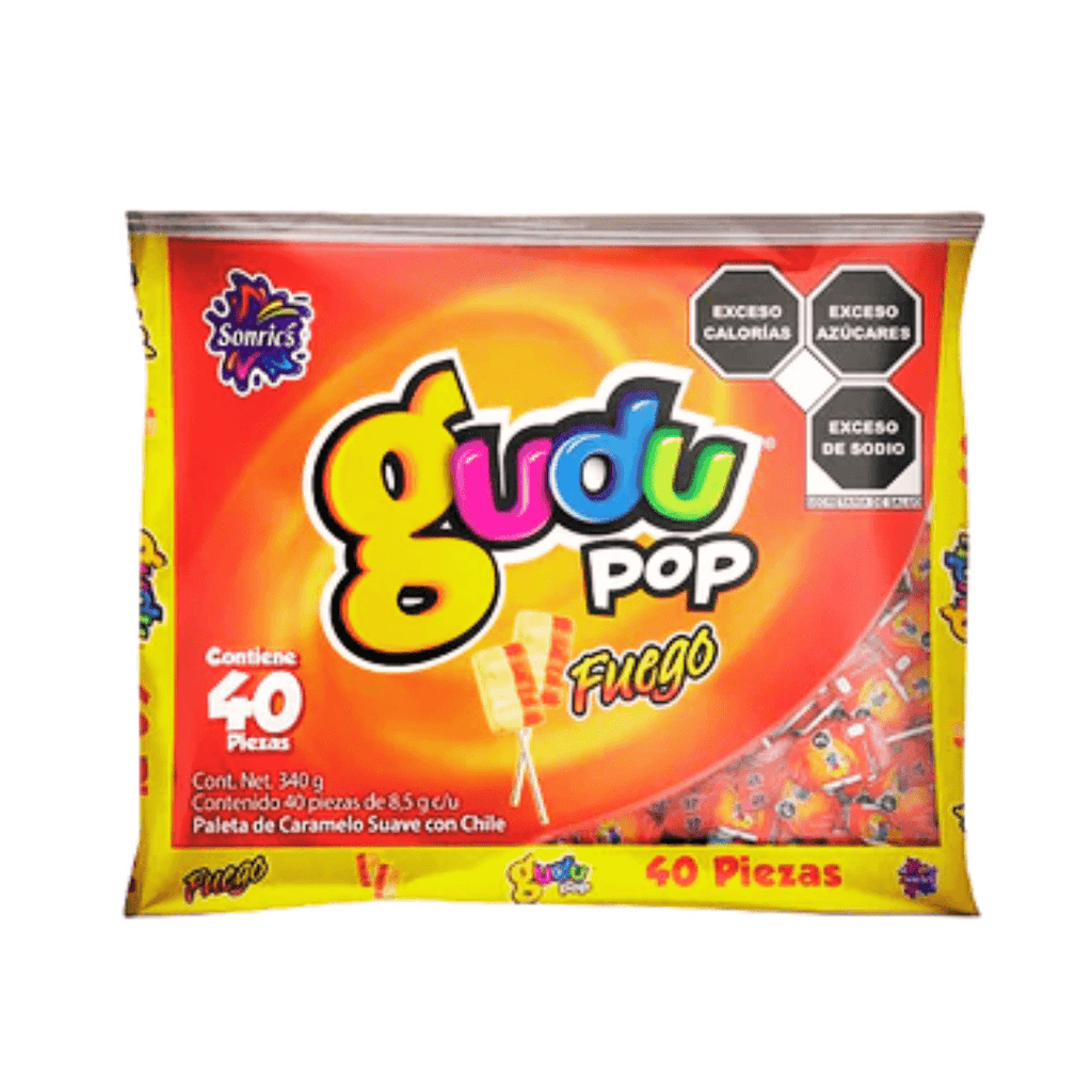 Sonrics Gudu-Pop Fuego-Chile 40pzs – Santo Dulce