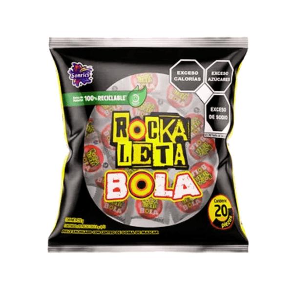 Sonrics Rocka-Bola Chicle 20pzs – Santo Dulce