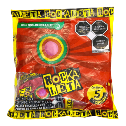 Sonrics Rockaleta 120g 5pzs – Santo Dulce