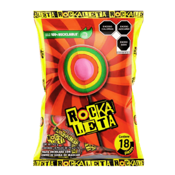 Sonrics Rockaleta 24g 18pzs – Santo Dulce
