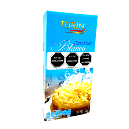 Turin Alta Reposteria 150g Chocolate Blanco 4pzs – Santo Dulce